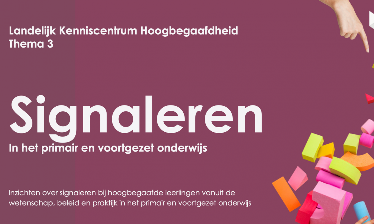 Publicatie signaleren - Samenwerkingsverband Twente Noord